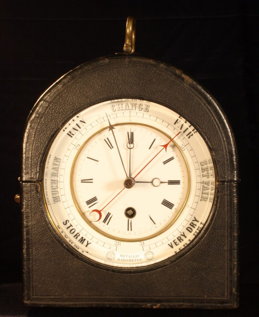 RARE BOURDON & RICHARD CLOCK-BAROMETER c1870 – Sold – Vavasseur Antiques