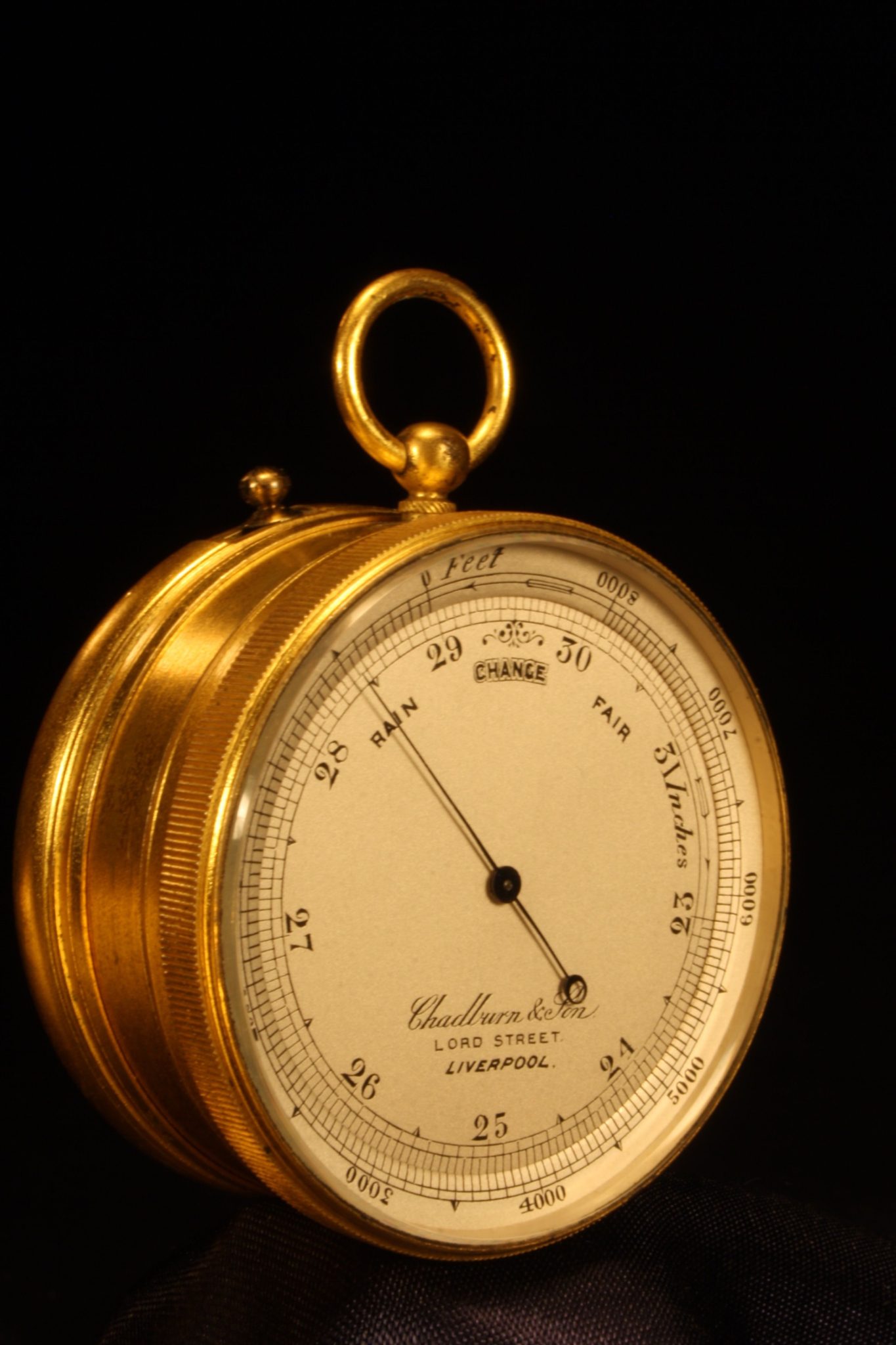 POCKET BAROMETER ALTIMETER COMPASS COMPENDIUM BY CHADBURN & SON c1870 ...