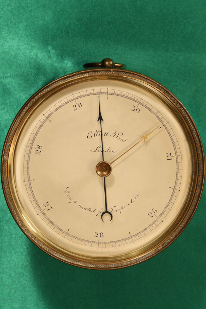 EARLY ELLIOTT BROTHERS ANEROID BAROMETER BY NAUDET No 180 c1865 ...