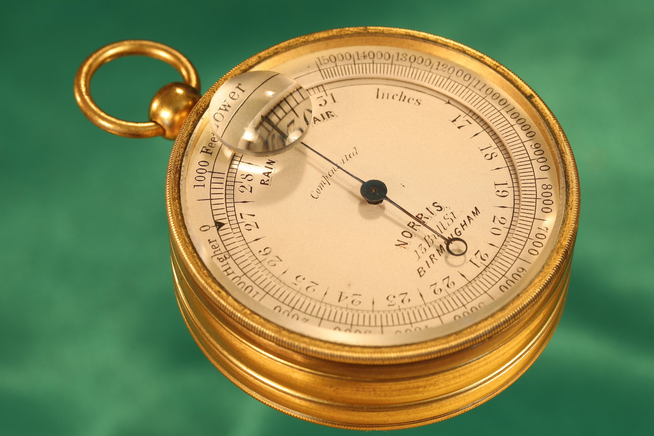POCKET BAROMETER ALTIMETER No 1962 RETAILED BY NORRIS C1868 Sold POCKET BAROMETER ALTIMETER No 1962 RETAILED BY NORRIS C1868 Sold